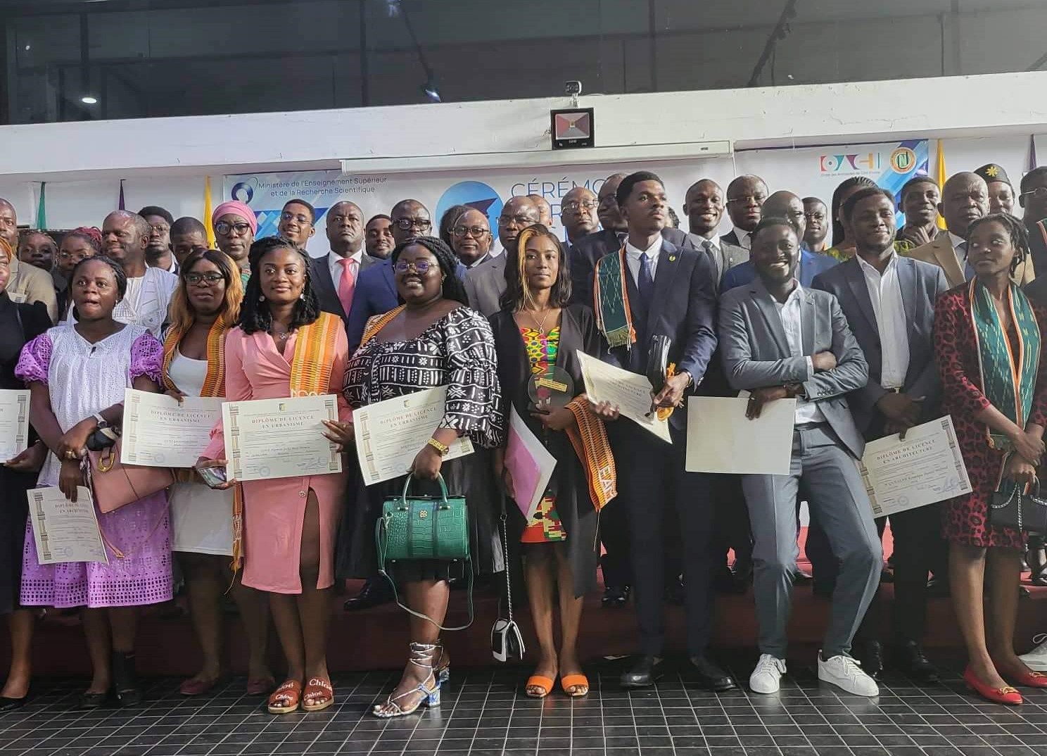 Remise de diplôme aux diplômé EAMAU de la Côte d’Ivoire